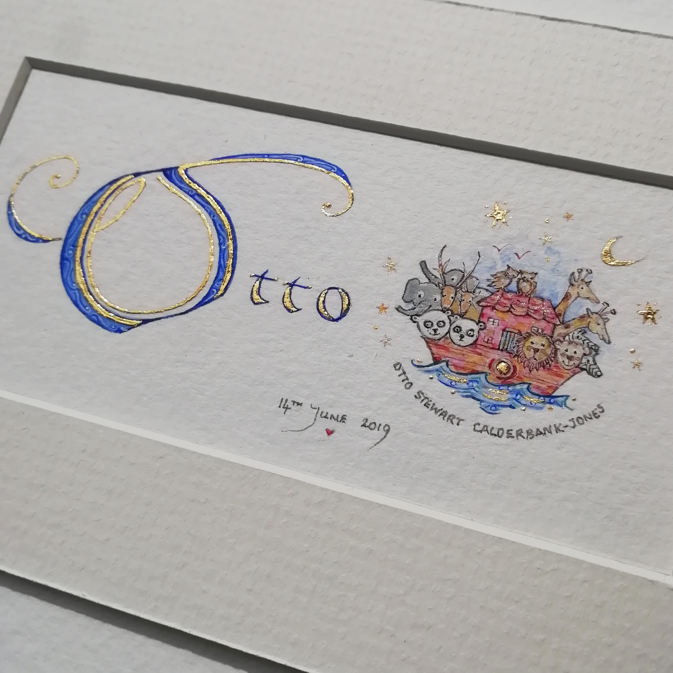 Lettering for Otto – Tamsin Mary Bridge